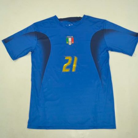 Italy 2006 Home World Cup Calcio Jersey [Free Shipping]